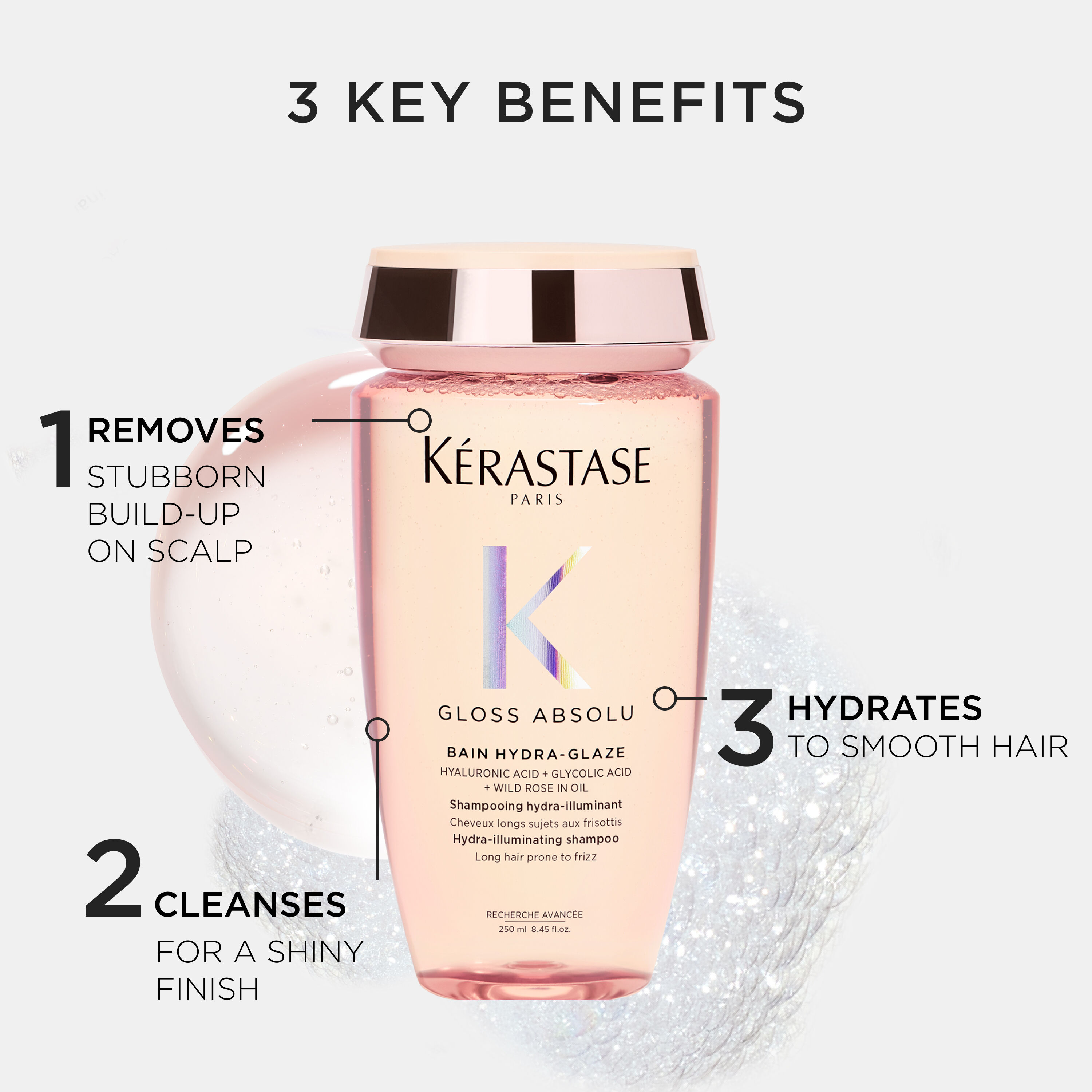 Gloss Absolu Bain Hydra Glaze Shampoo For Frizzy Hair | Kerastase